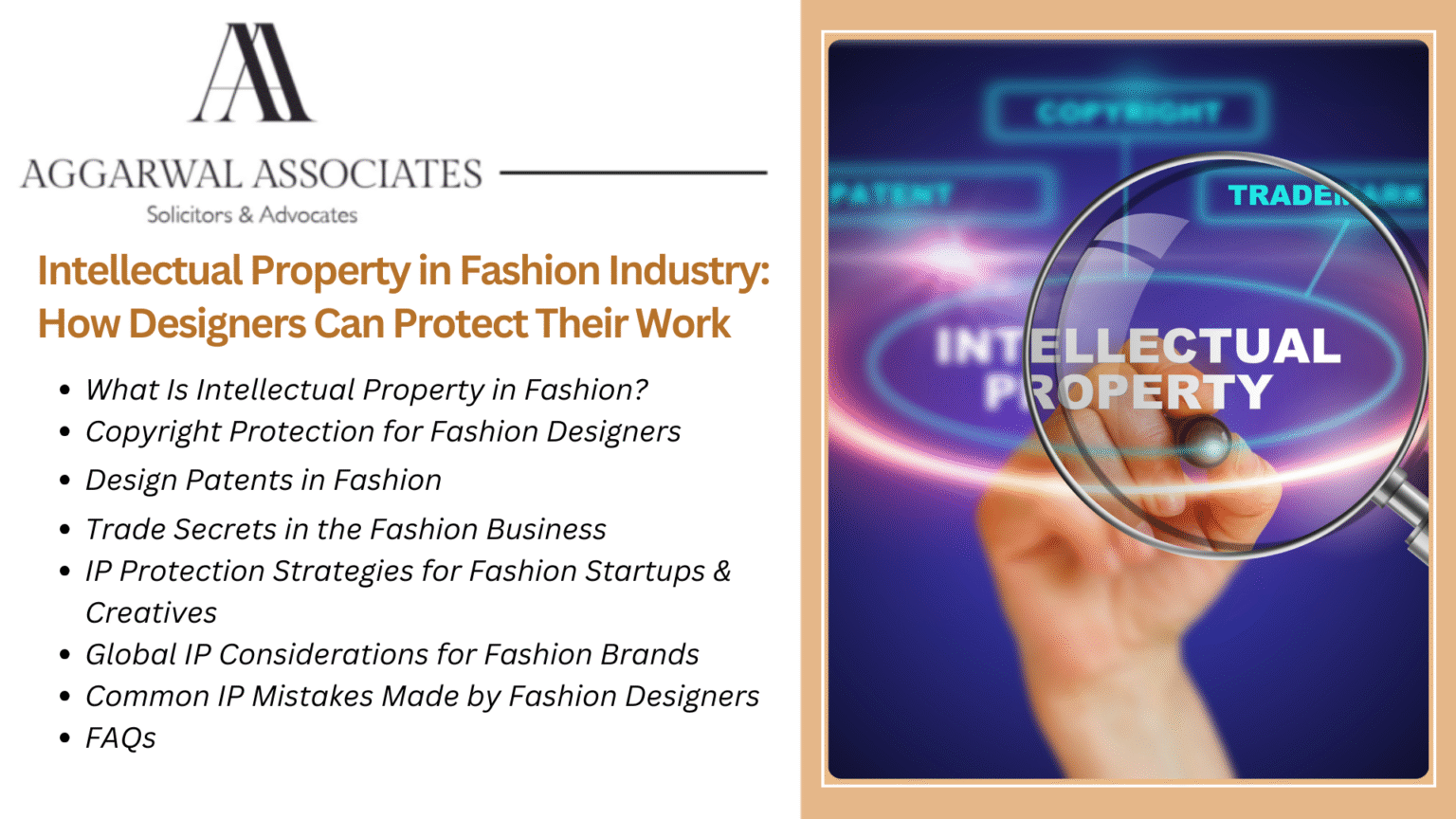 IP in Fashion Industry: What Designers Need to Know | Aggarwal Associates