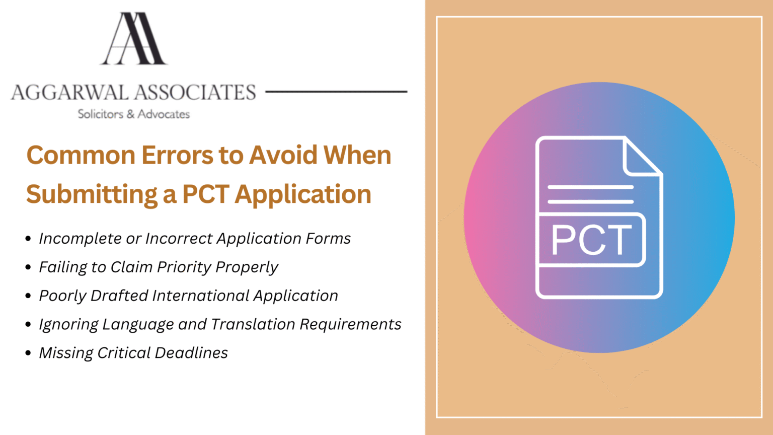 Top 5 Common Mistakes to Avoid When Submitting a PCT Application ...